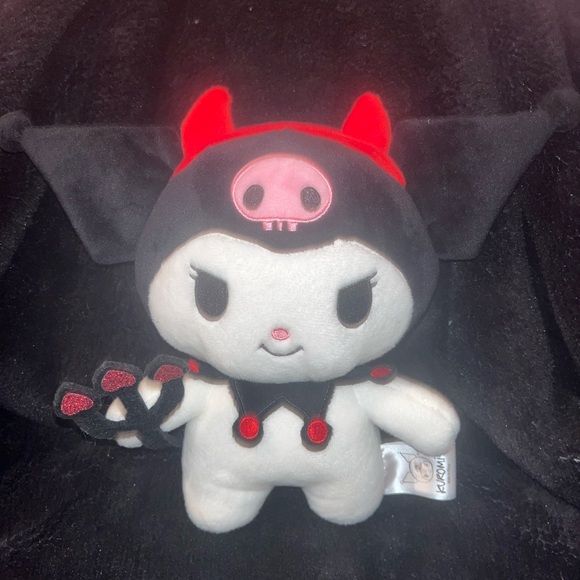 Sanrio | Toys | Kuromi Plush Toy With Red And Black Accents | Poshmark